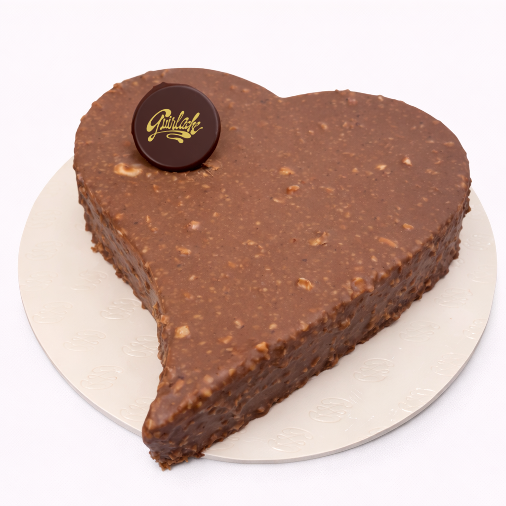 Tarta Corazón de Crocant Bueno San Valentín* - Guirlache Las Palmas
